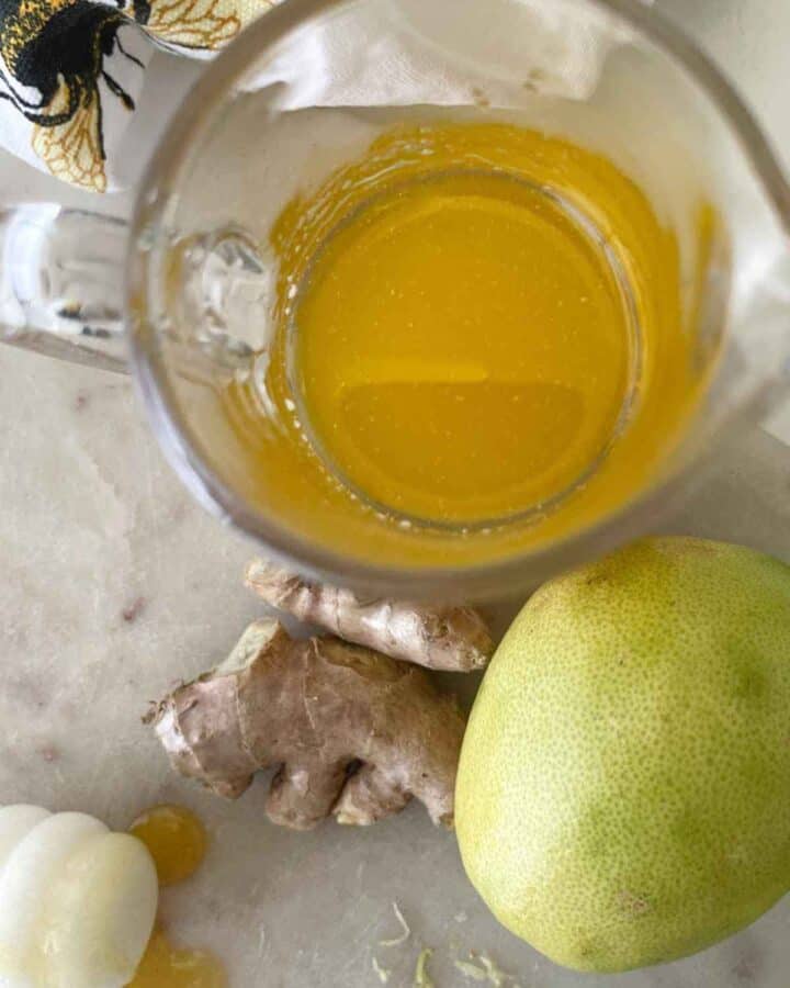 Ginger Lemon Honey Syrup - CookinUpLife