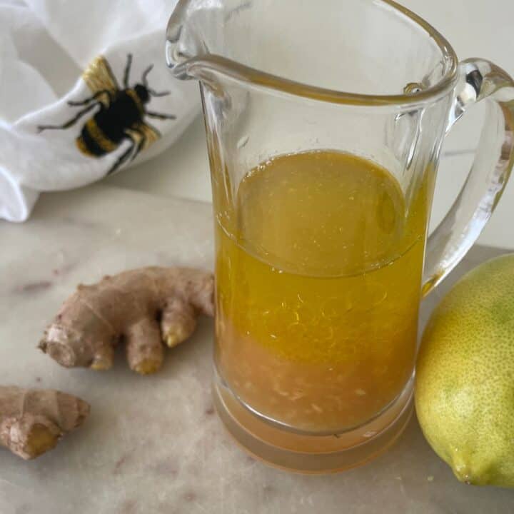 Ginger Lemon Honey Syrup - CookinUpLife