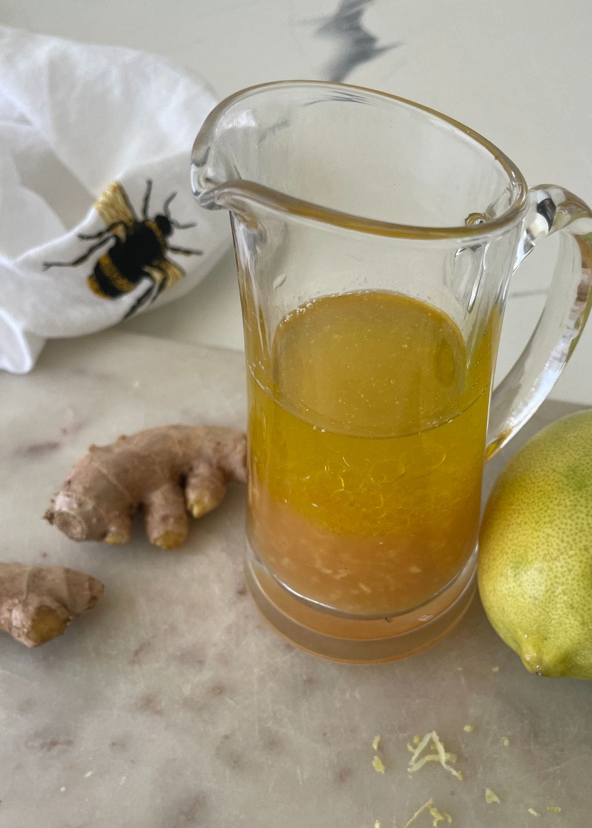 Ginger Lemon Honey Syrup - CookinUpLife
