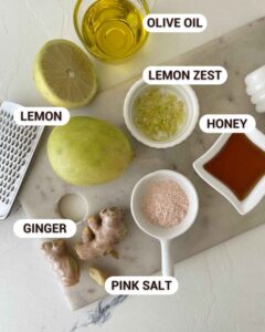 Ginger Lemon Honey Syrup - CookinUpLife