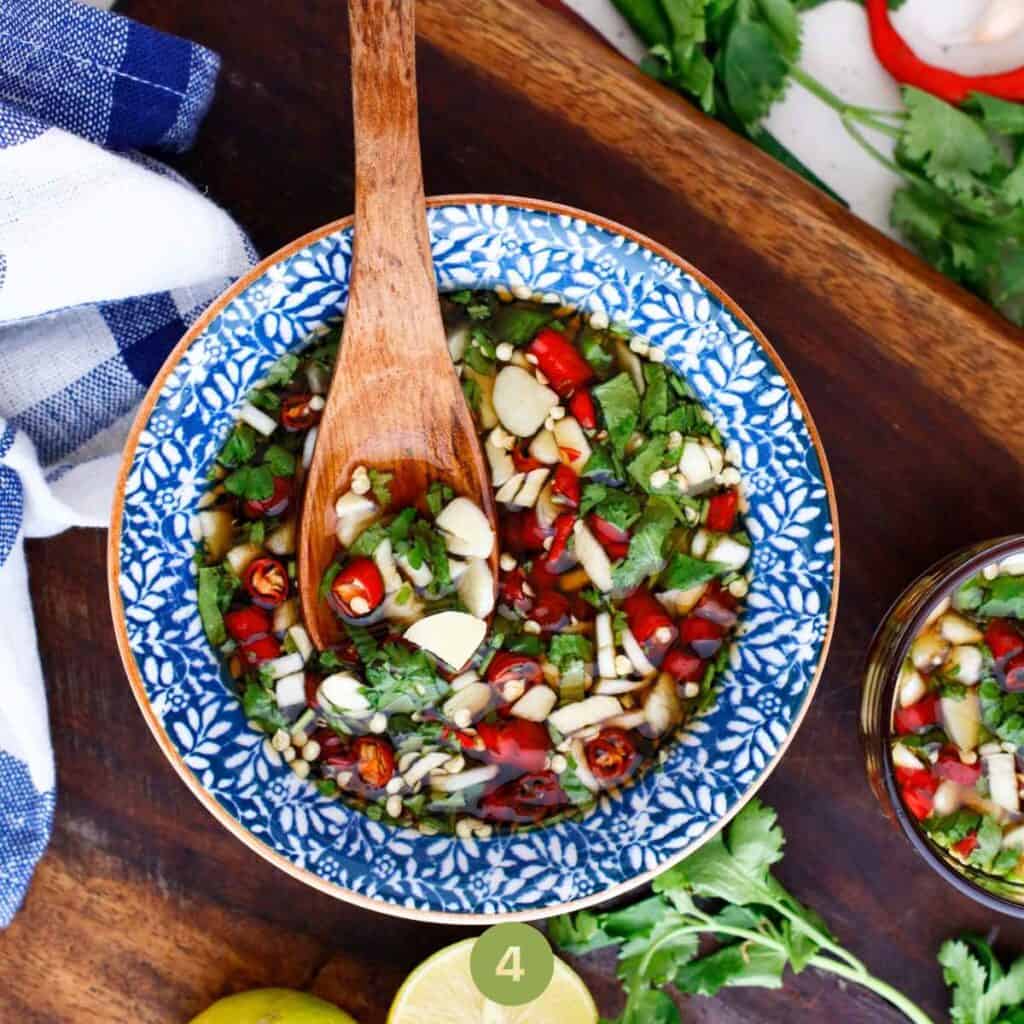 Prik Nam Pla (Thai Dipping Sauce) - CookinUpLife
