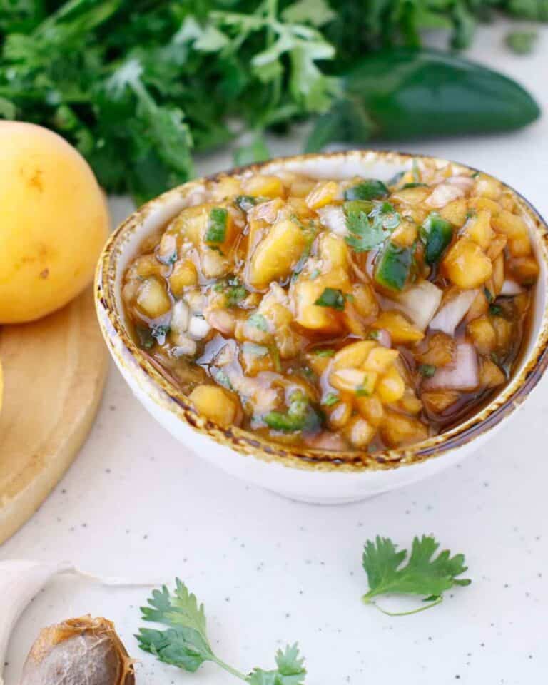 Apricot Salsa - CookinUpLife