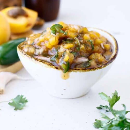 Apricot Salsa - CookinUpLife