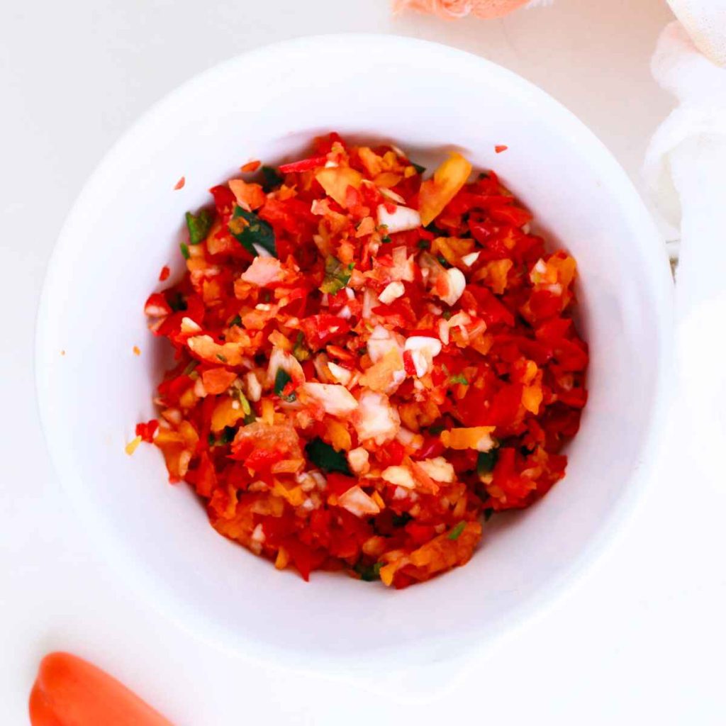 Sweet Pepper Relish - CookinUpLife