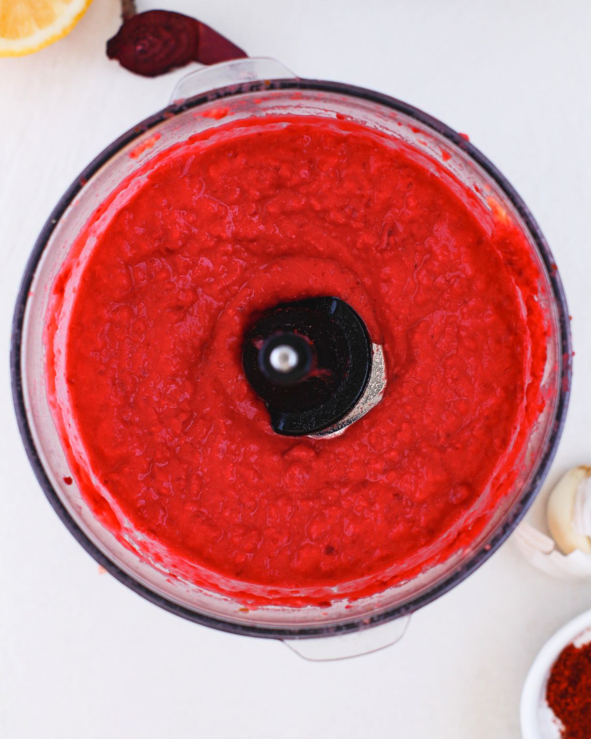 Beet Lemon Hummus - CookinUpLife